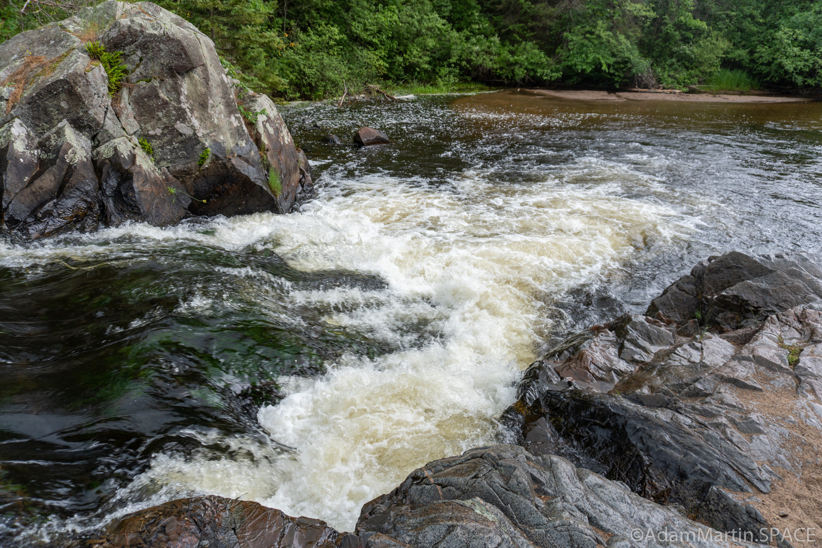 Eight Foot Falls – View from above – AdamMartin.SPACE